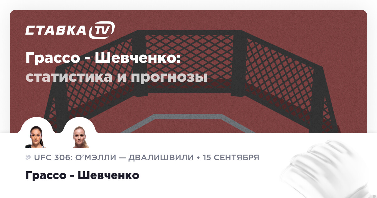 Грассо — Шевченко: прогнозы 15 сентября 2024 | СТАВКА ТВ