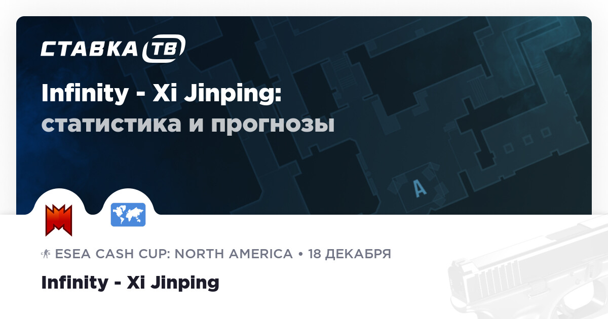 Infinity — Xi Jinping: прогнозы 18 декабря 2022 | СТАВКА ТВ