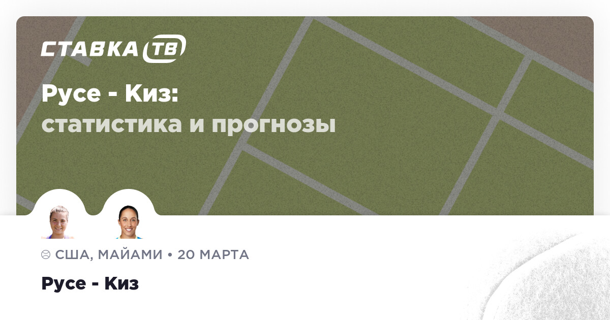 Русе — Киз: прогноз (кэф 1.63) 21 марта 2026 | СТАВКА ТВ