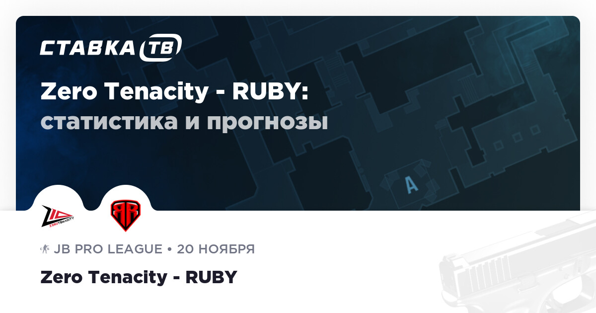 Zero Tenacity — RUBY: прогноз (кэф 1.78) и ставка 20 ноября 2025 ...