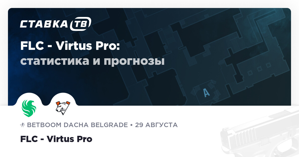 Team Falcons — Virtus Pro: прогнозы 29 августа 2024 | СТАВКА ТВ